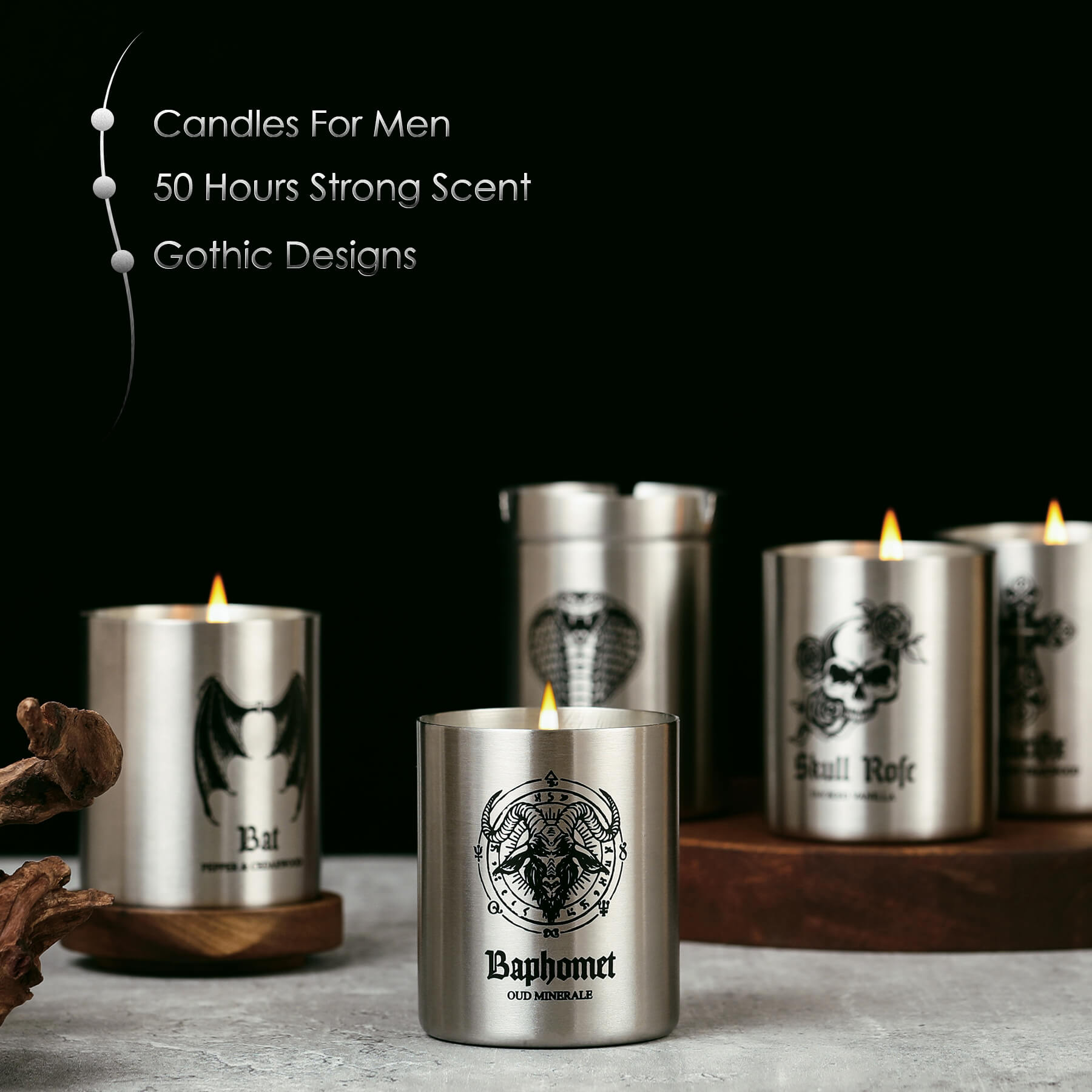 Gothic Scented Candles - Home Lights Candles